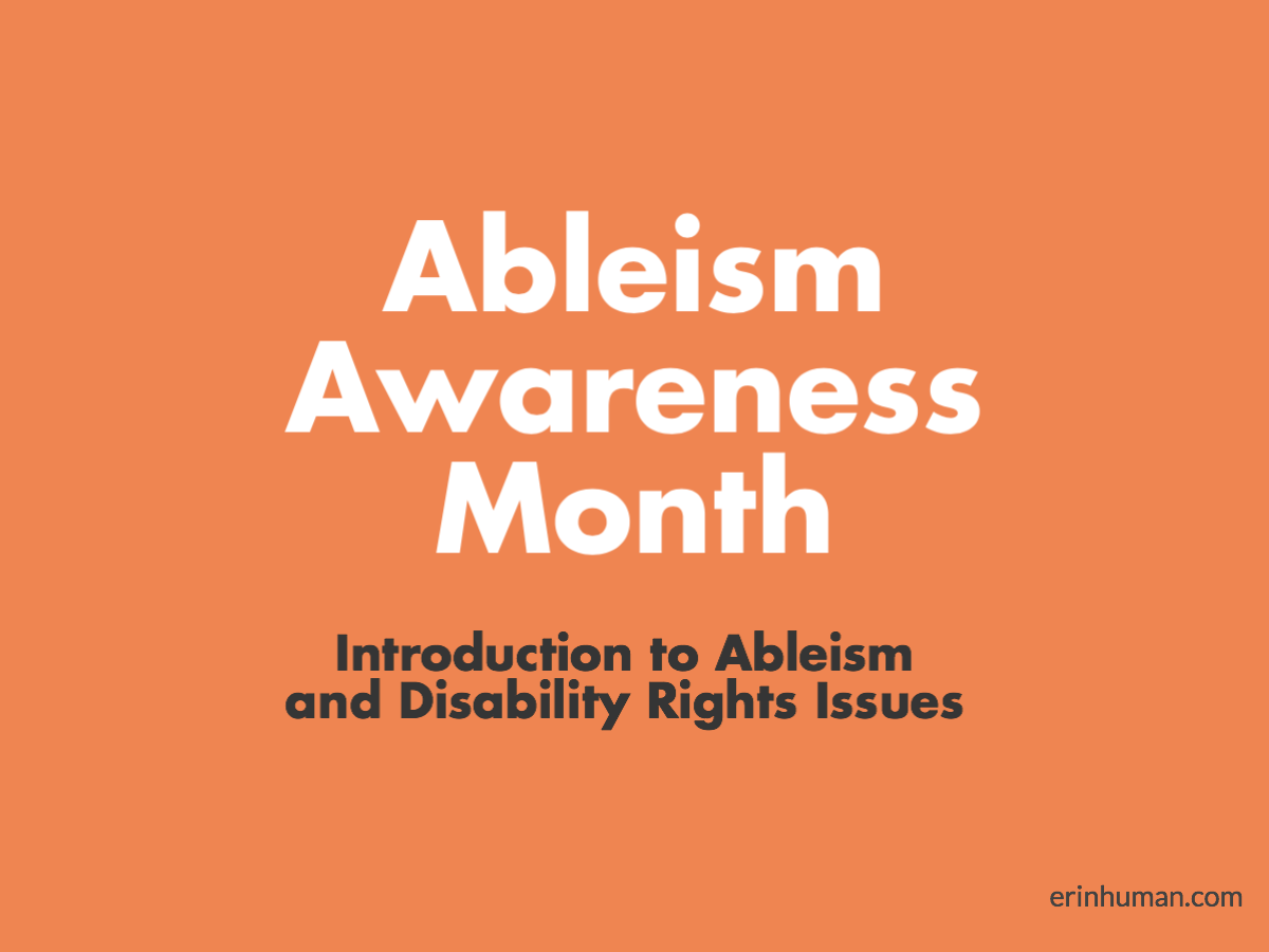 April is Ableism Awareness Month