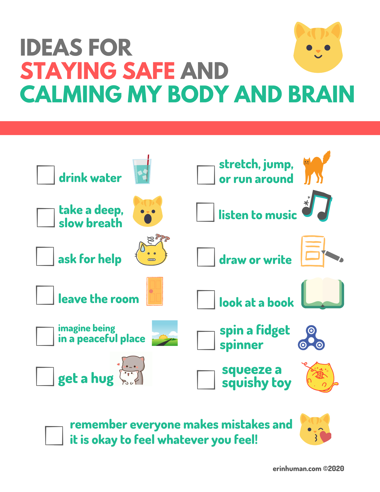 Ideas for Safe and Calm