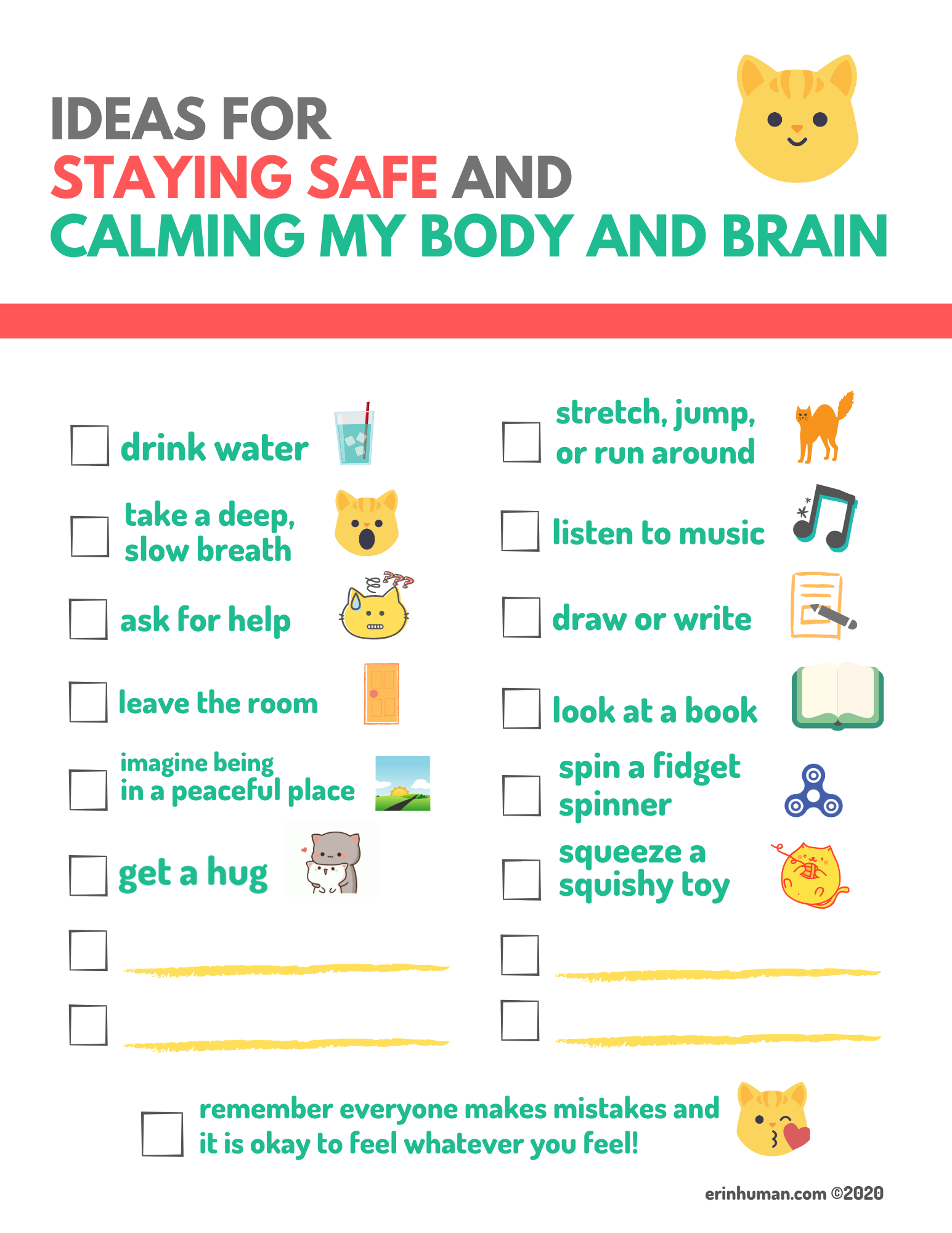 Ideas for Safe and Calm